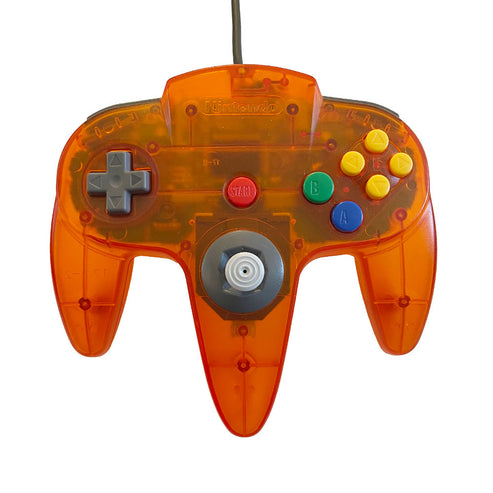 NINTENDO 64 CONTROLLER | FIRE ORANGE – The Retro Room