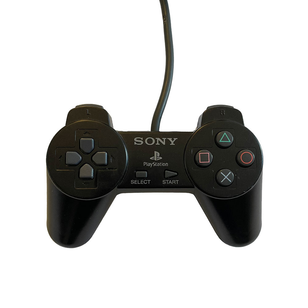 PLAYSTATION 1 CONTROLLER - BLACK – The Retro Room