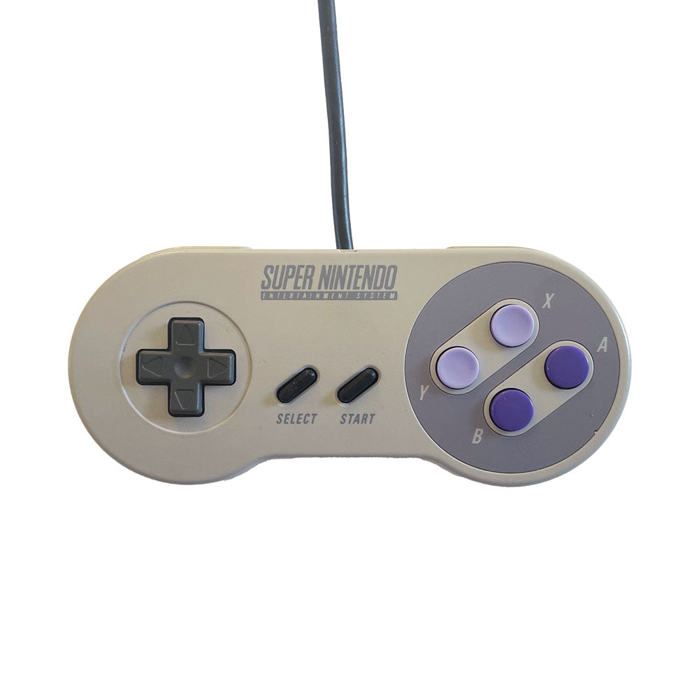 SUPER NINTENDO CONTROLLER (DISCOLORED) – The Retro Room