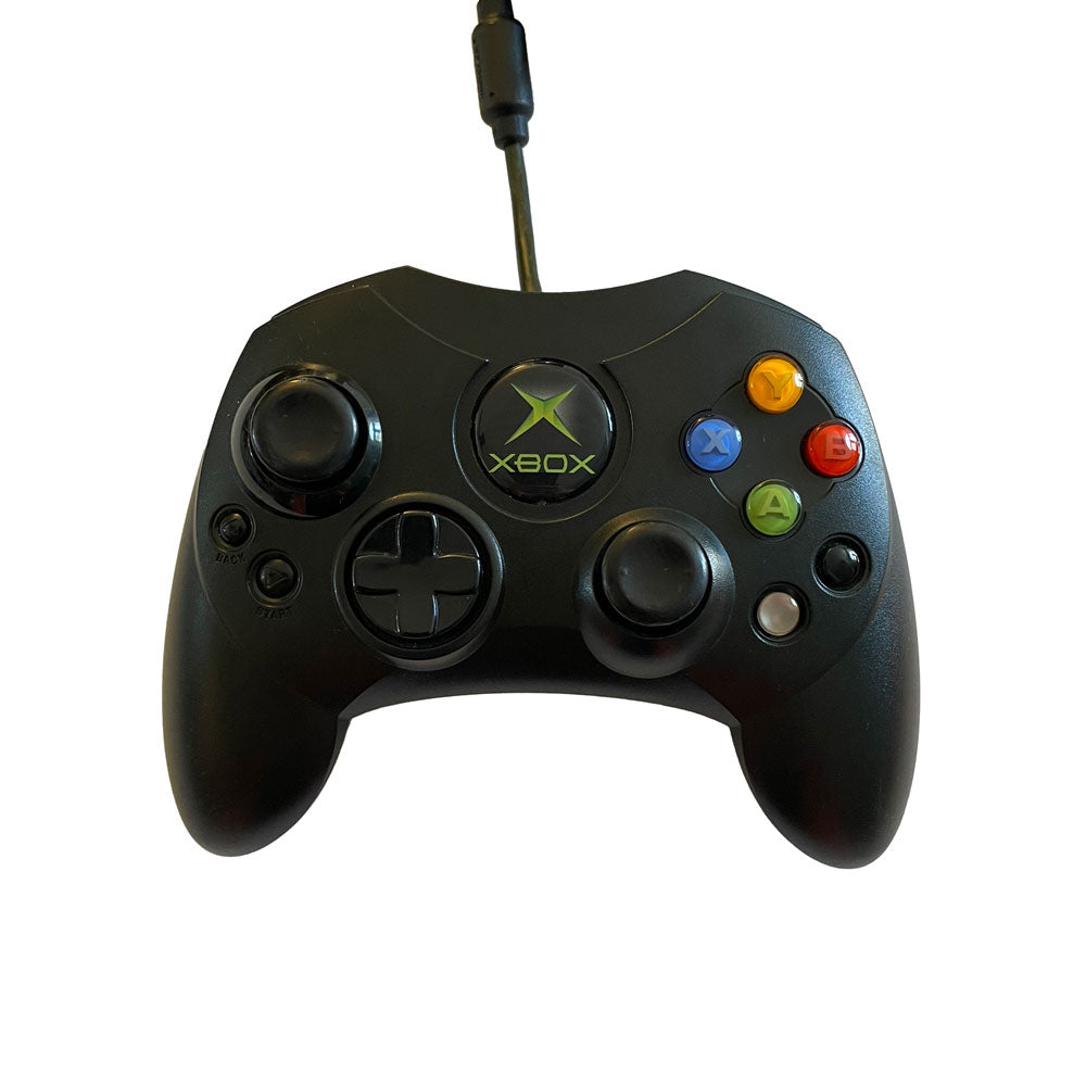 XBOX TYPE S WIRED CONTROLLER - BLACK – The Retro Room